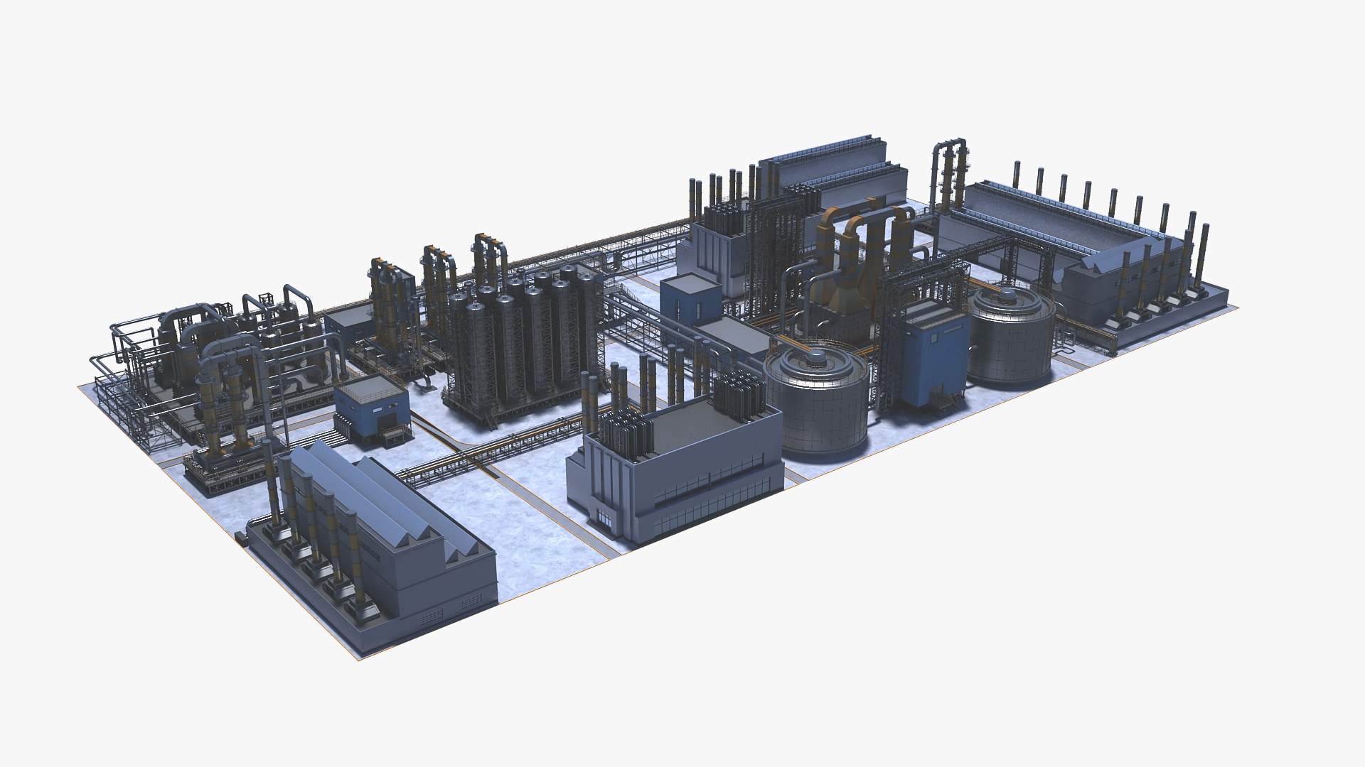3D model 4-Industrial area set -13 - TurboSquid 2037476