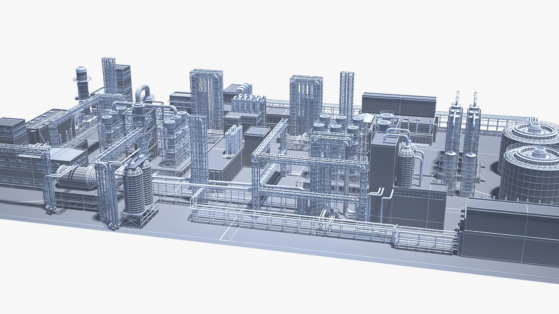 3D Model 4-Industrial Area Set -13 - TurboSquid 2037476