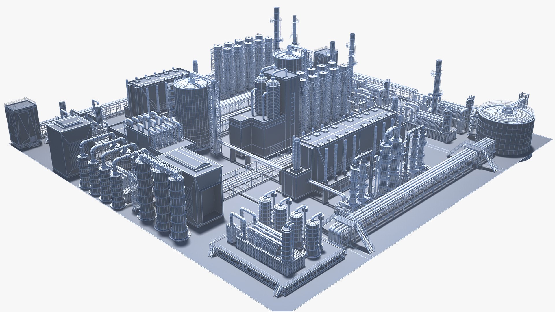 3D Model 4-Industrial Area Set -13 - TurboSquid 2037476