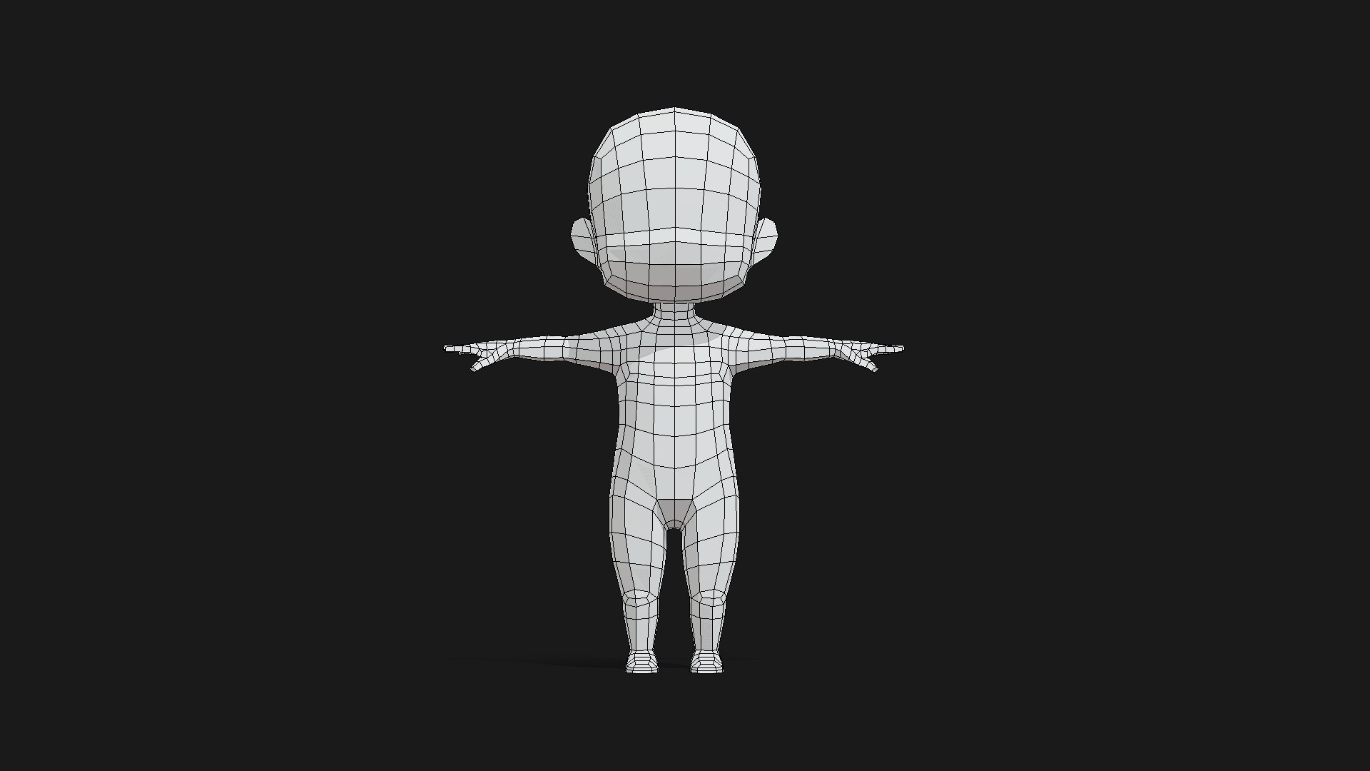 3D Model Character - Boy Base Mesh - TurboSquid 1560582