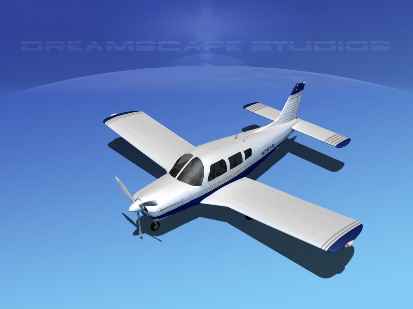 Propeller Piper Cherokee 3d Model