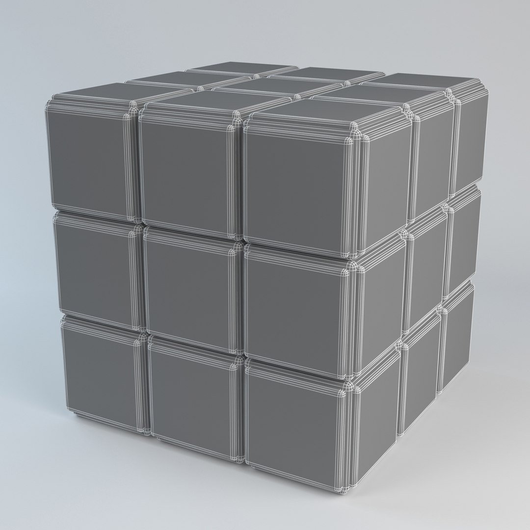 Rubik S Cube 3d Max