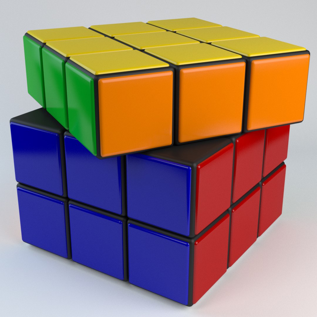 Rubik S Cube 3d Max