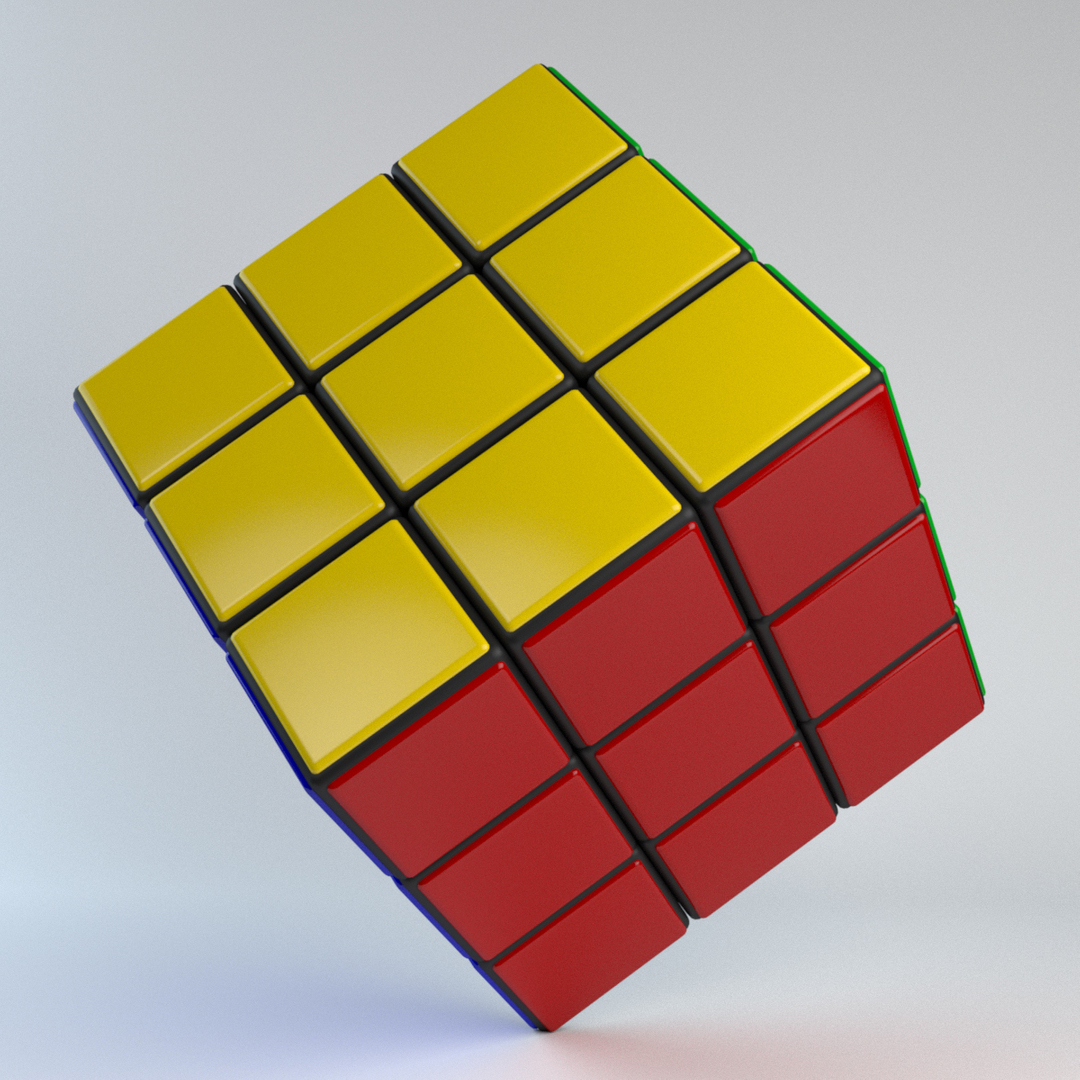 Rubik S Cube 3d Max