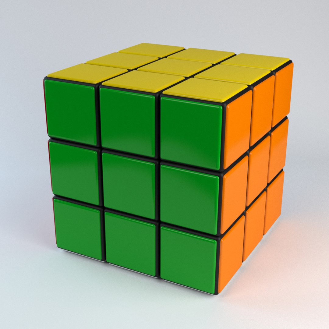 Rubik S Cube 3d Max