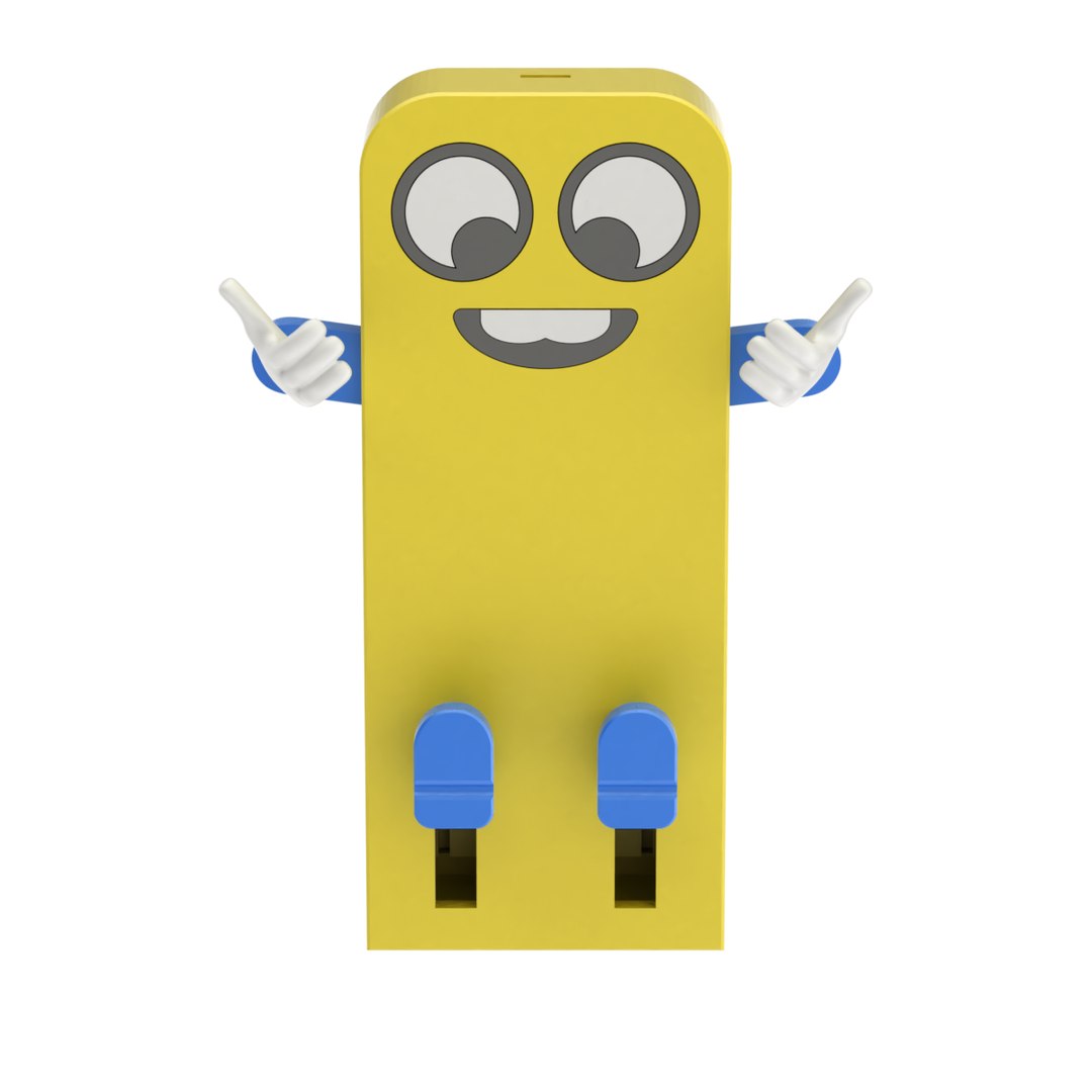 Printable Cartoonish Mobile Holder With Moving Parts model - TurboSquid ...