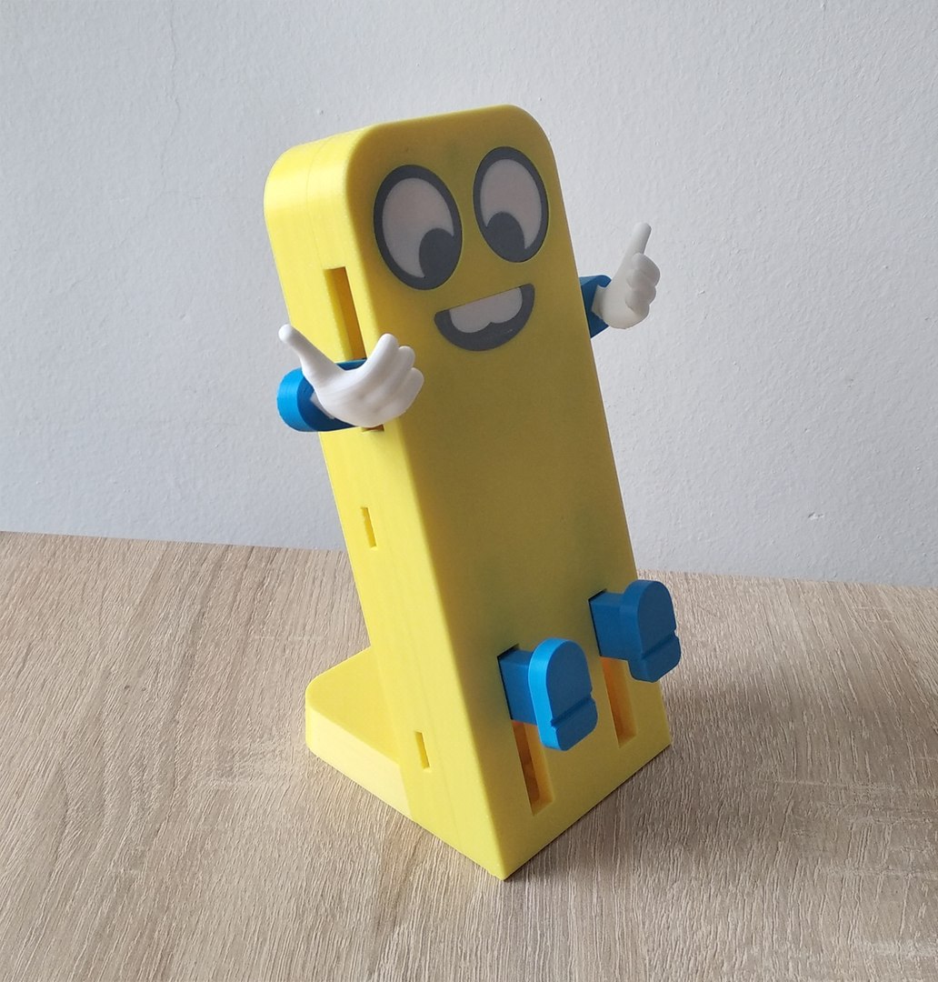 Printable Cartoonish Mobile Holder With Moving Parts model - TurboSquid ...