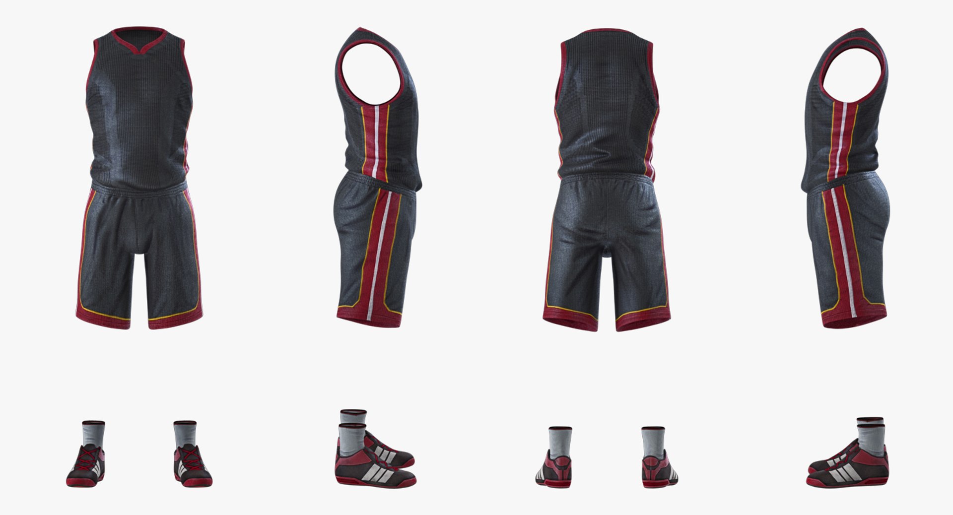 Basketball Player Uniform 3D - TurboSquid 1195700