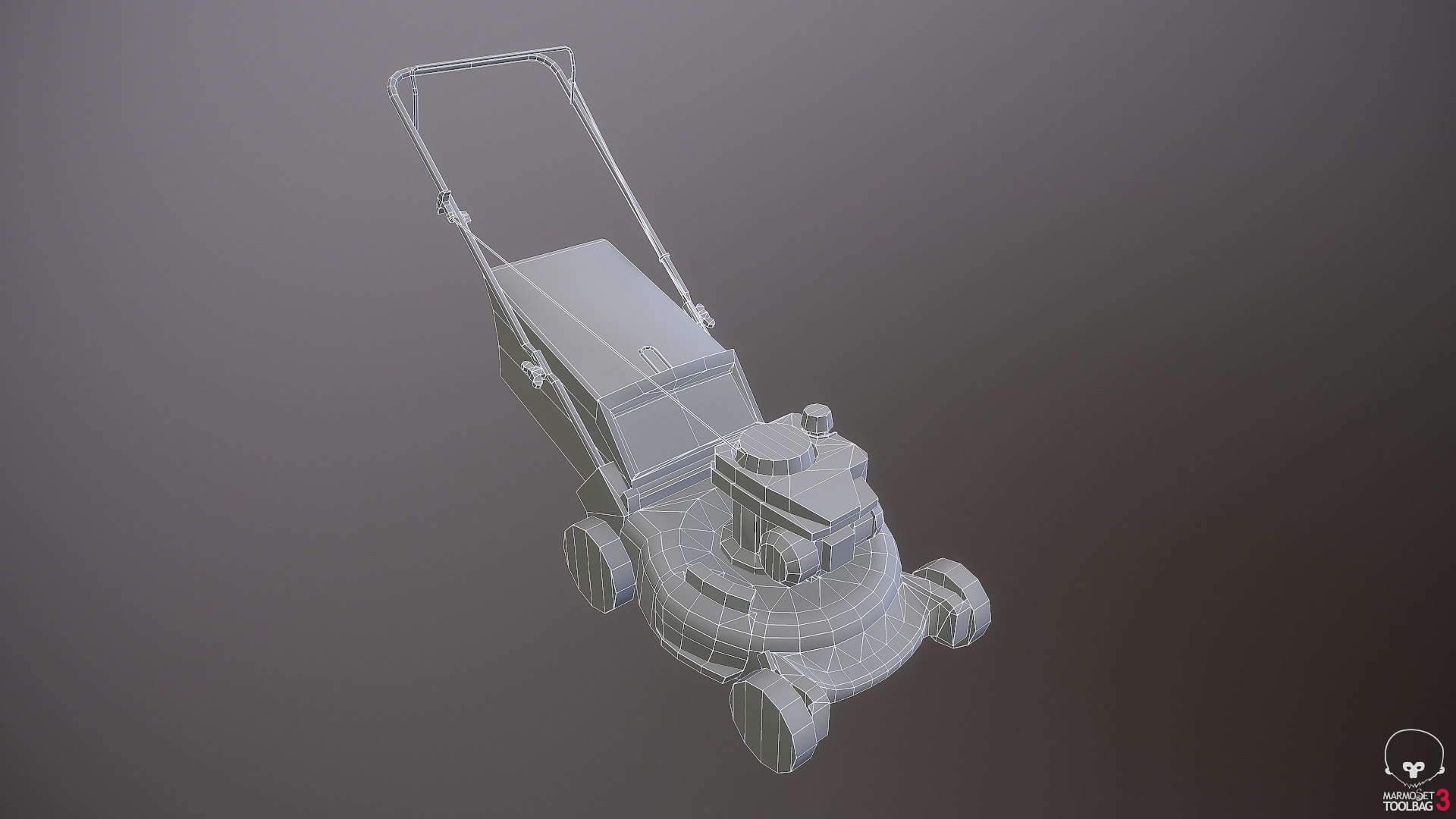 3D Low-poly Lawnmower Lawn Mower Model - TurboSquid 1535347