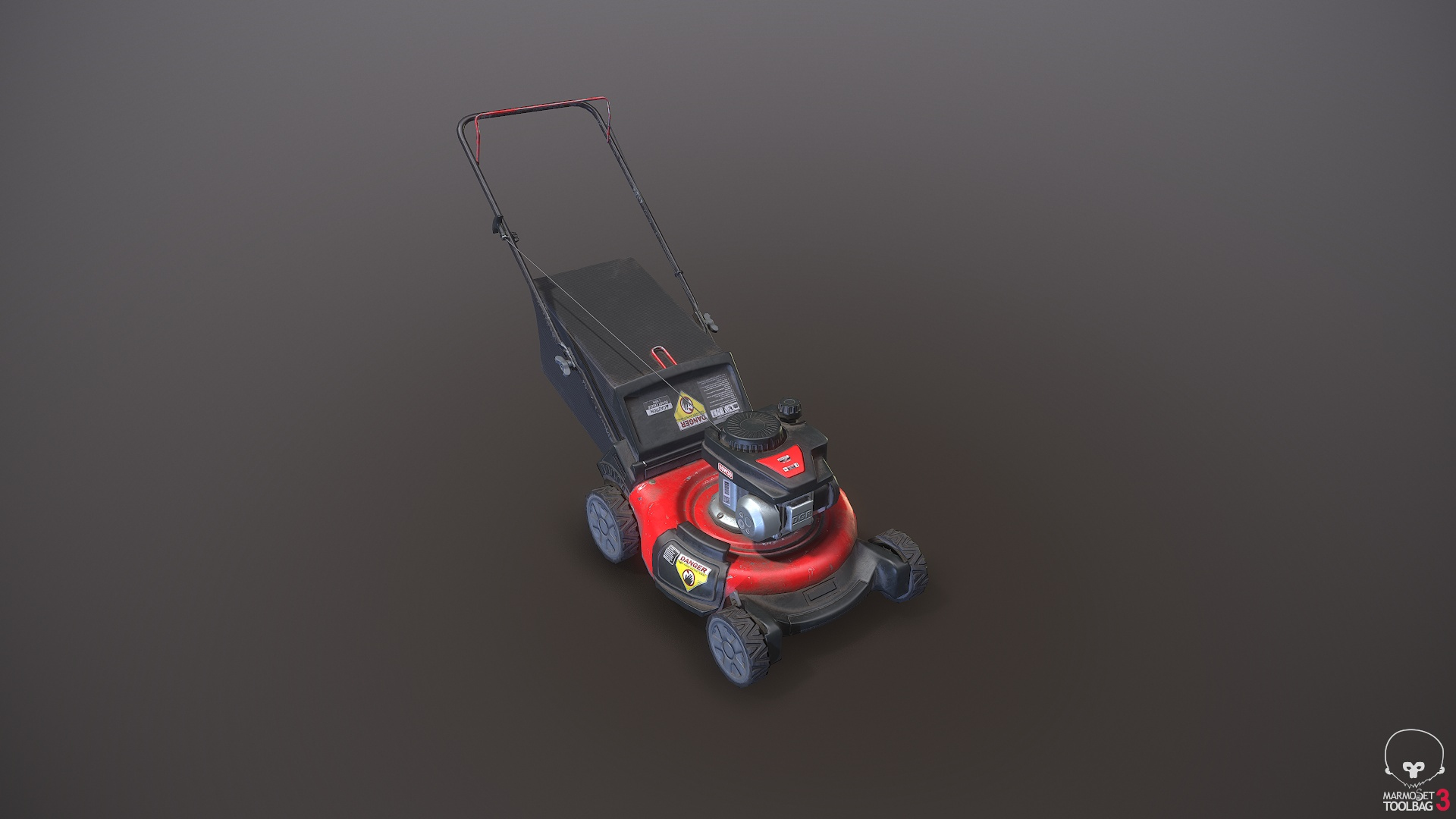 3D Low-poly Lawnmower Lawn Mower Model - TurboSquid 1535347