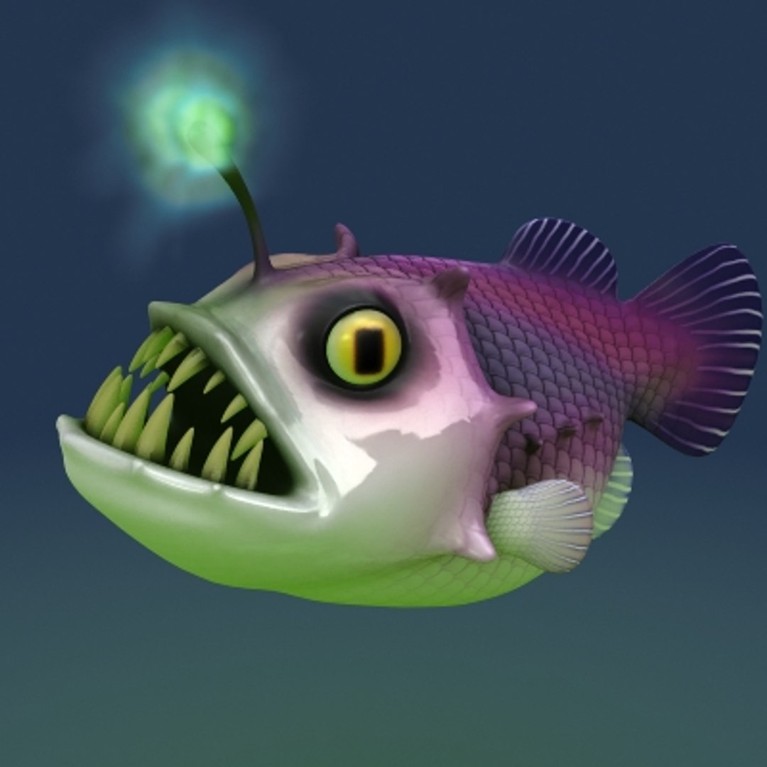 goose goosefish fish 3d max