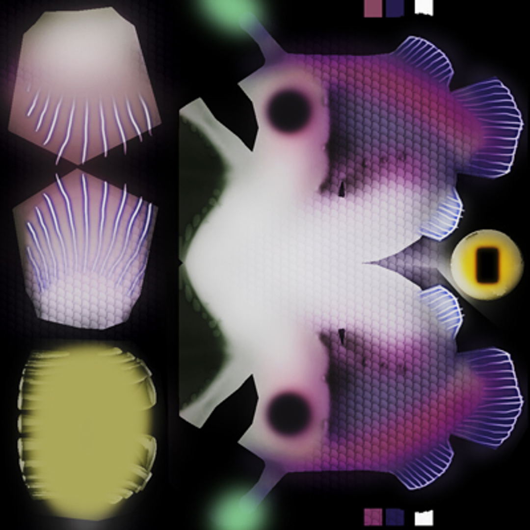 goose goosefish fish 3d max