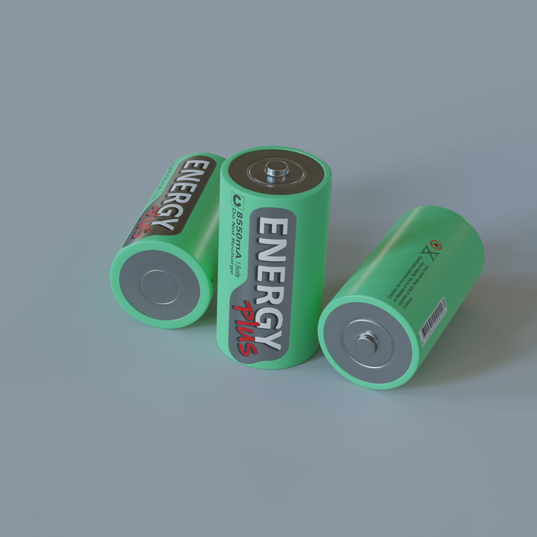 C Battery 3D Model - TurboSquid 1627575