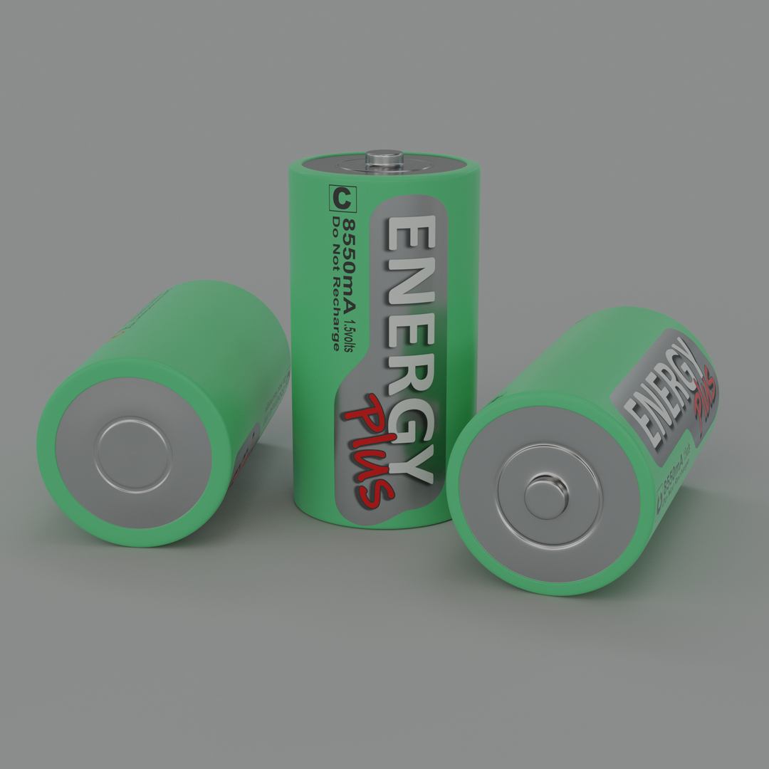 C Battery 3D Model - TurboSquid 1627575