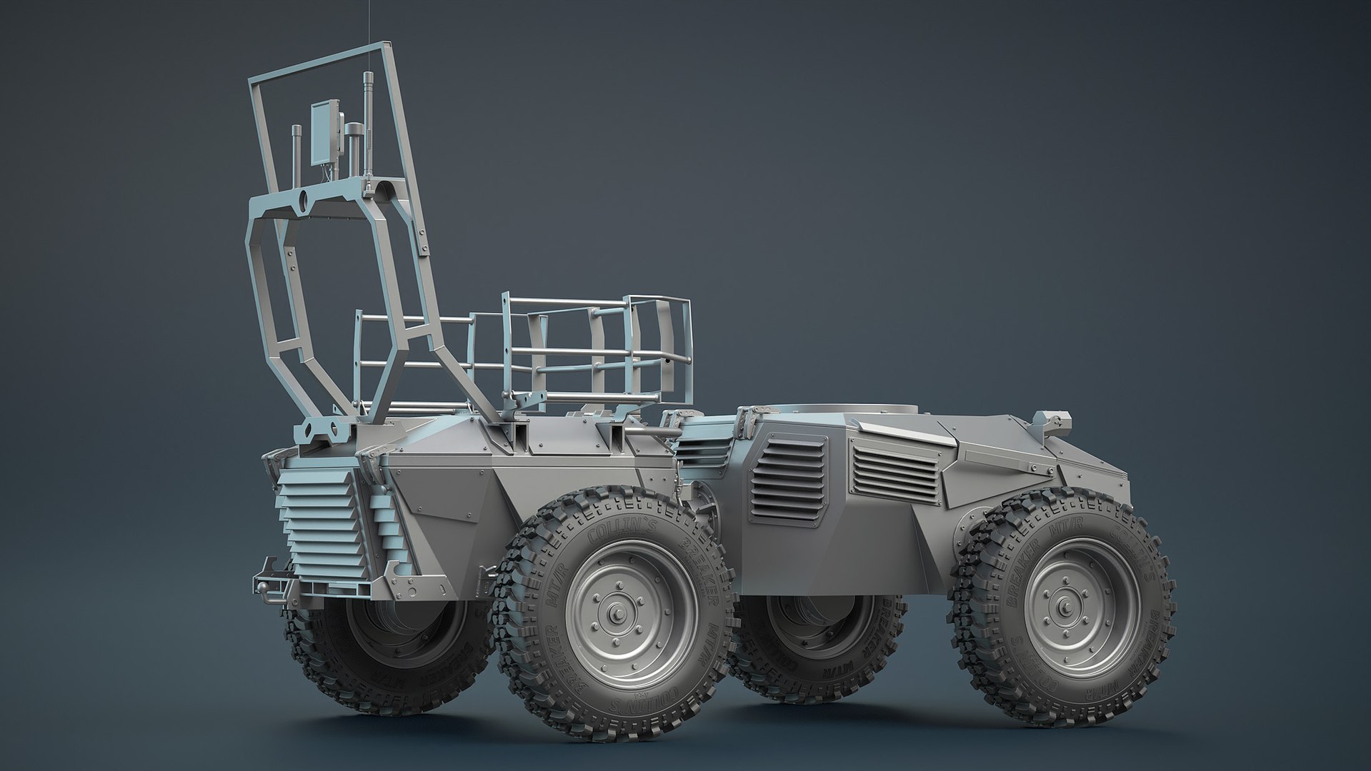 Ironclad UGV Unarmed High-Poly Model - TurboSquid 2418094