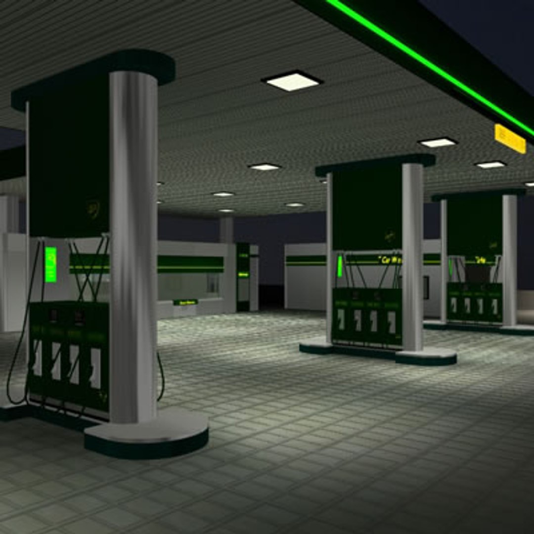 bp gas 3d model