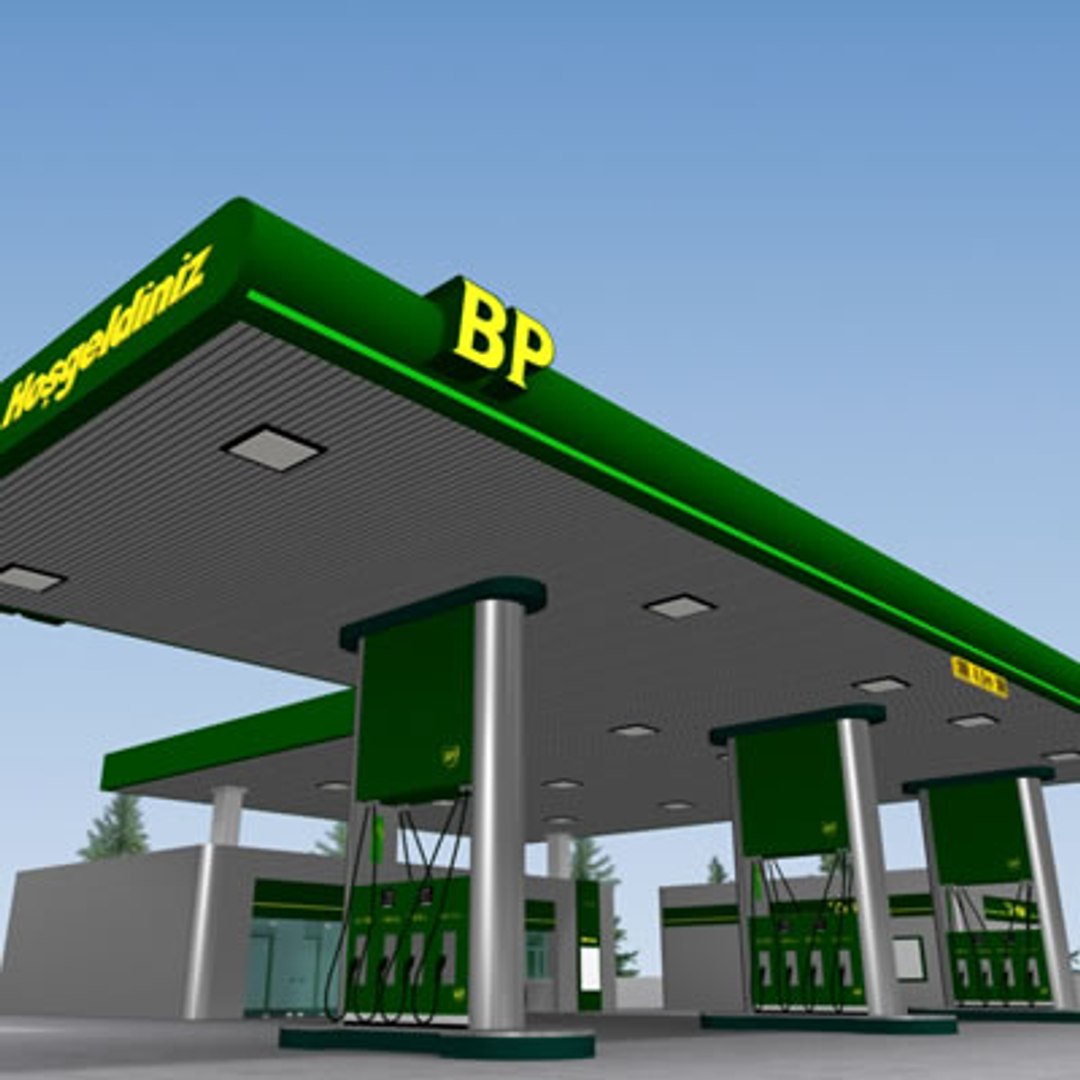 bp gas 3d model