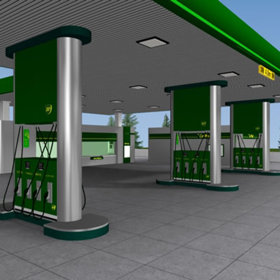 bp gas 3d model