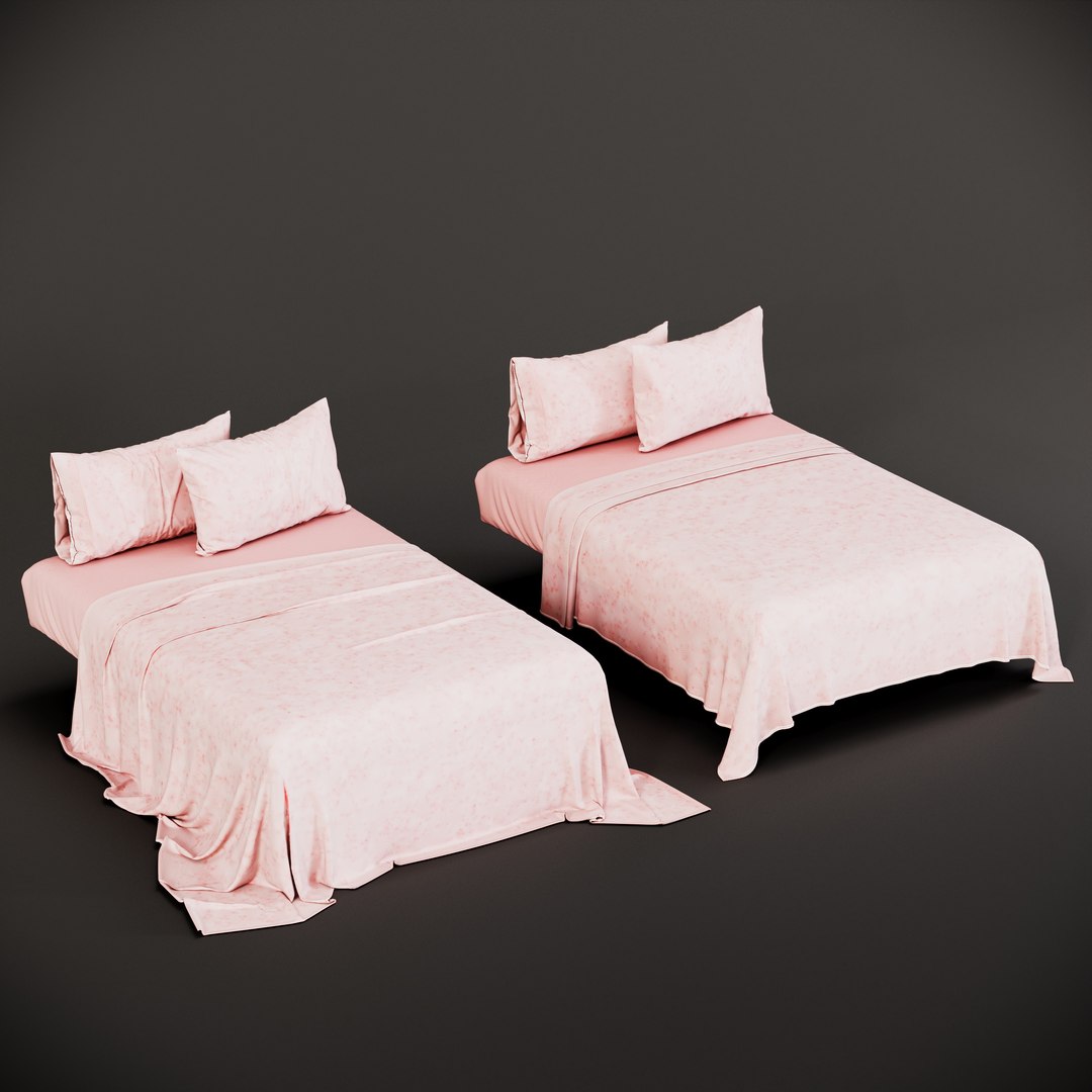 Bedding 3D Model - TurboSquid 2246232