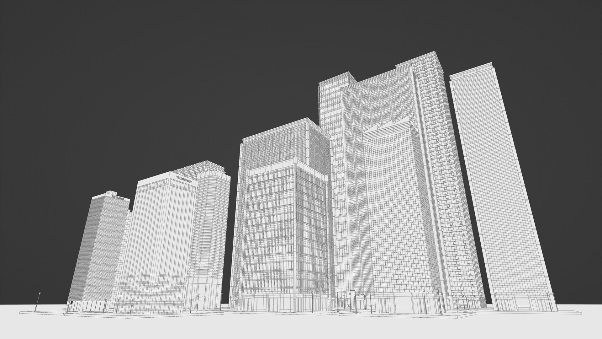 Skyscrapers Collection 14 3D model 3D model - TurboSquid 2138654