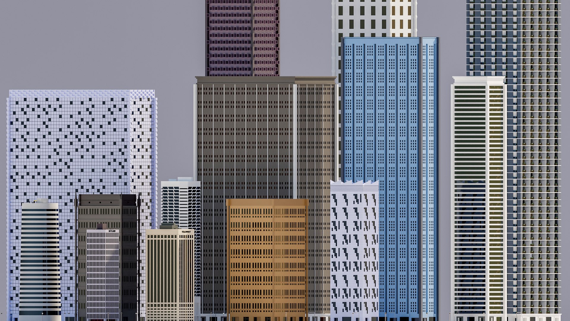 Skyscrapers Collection 14 3D Model 3D Model - TurboSquid 2138654