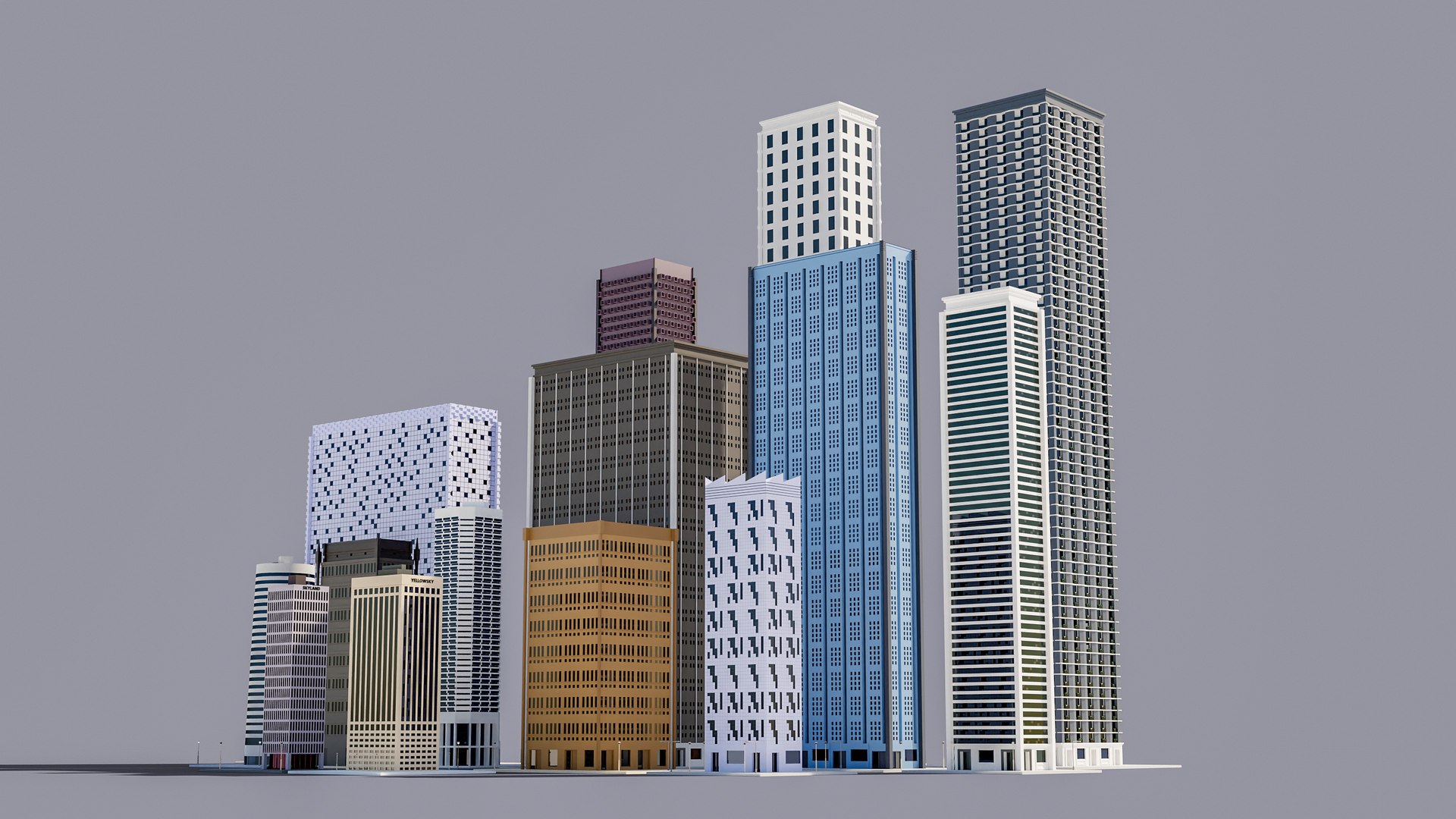 Skyscrapers Collection 14 3D Model 3D Model - TurboSquid 2138654
