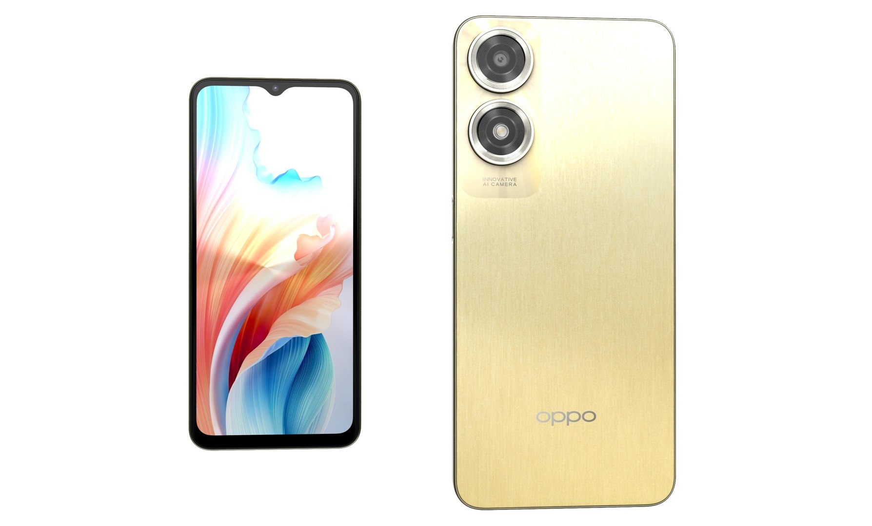 Oppo A2X Yellow 3D model - TurboSquid 2142577