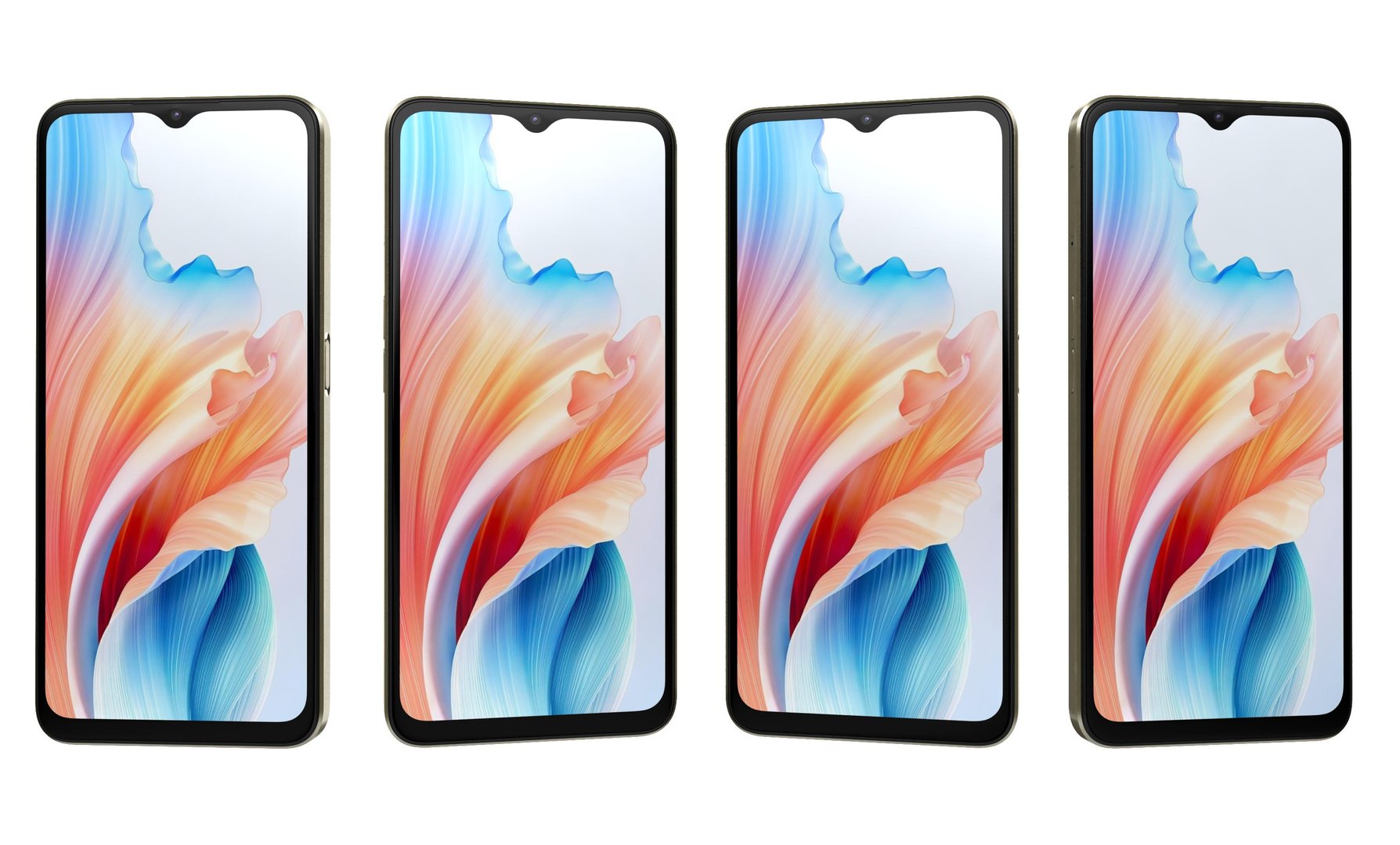 Oppo A2X Yellow 3D model - TurboSquid 2142577