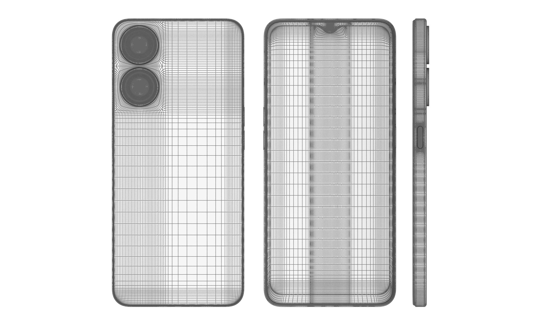 Oppo A2X Yellow 3D model - TurboSquid 2142577