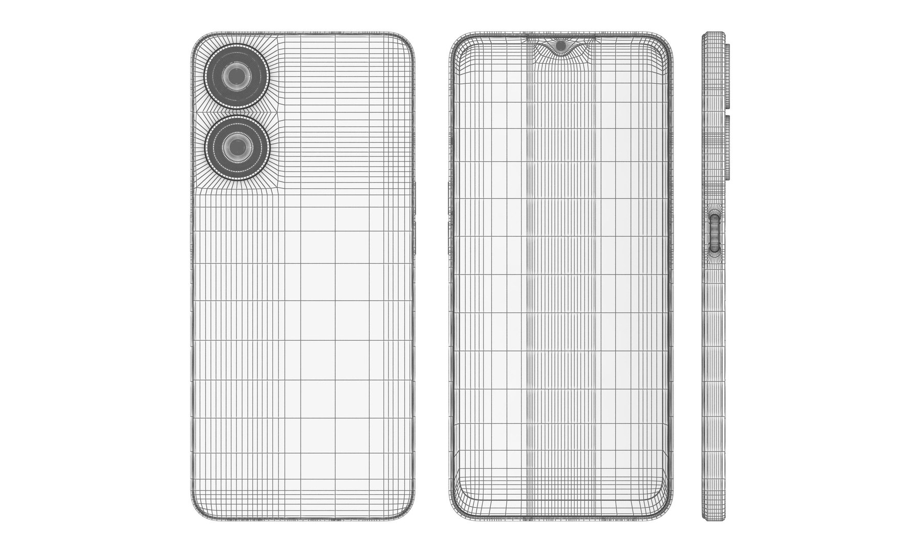 Oppo A2X Yellow 3D model - TurboSquid 2142577