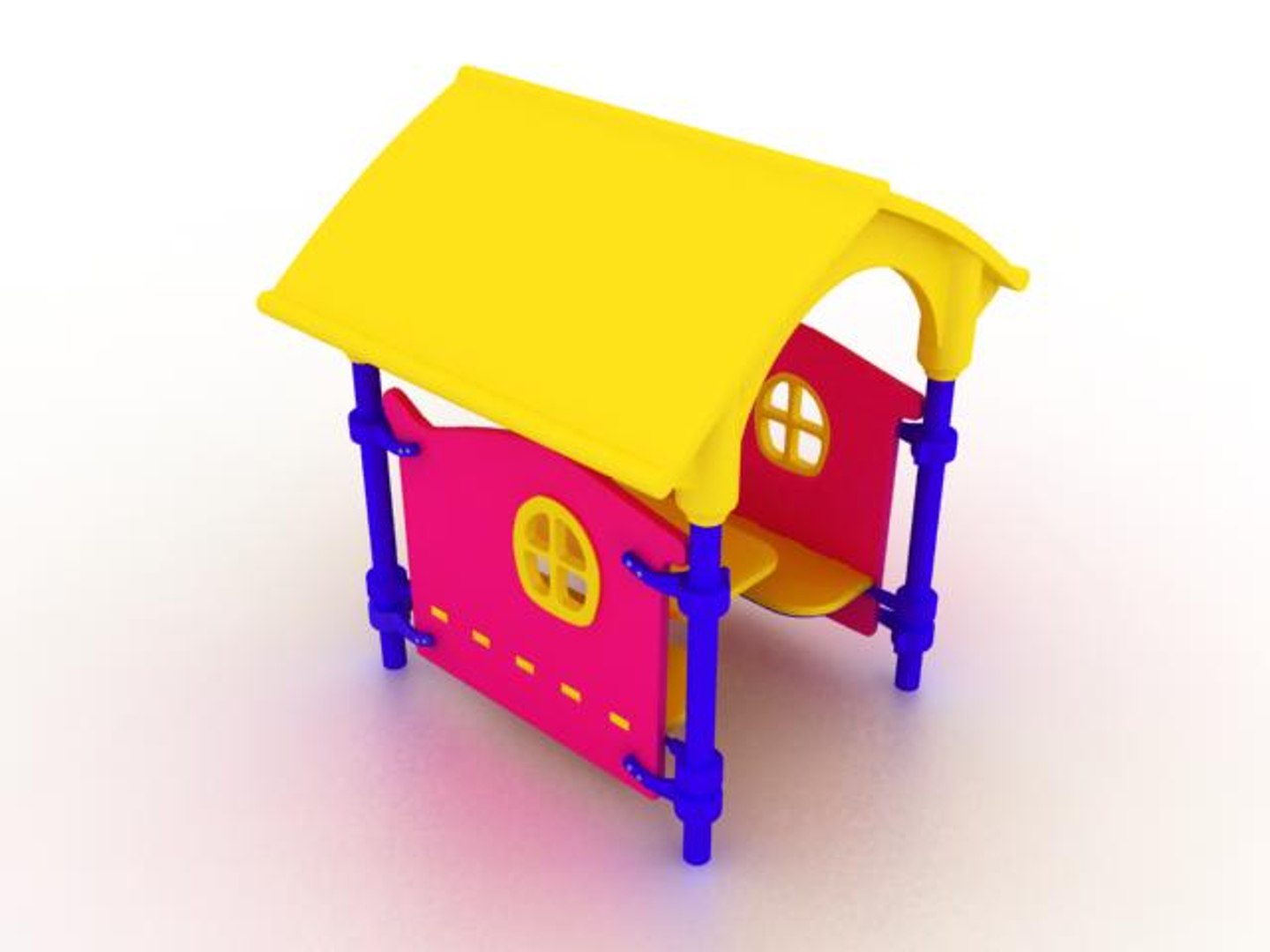 Plastic House 3d Model