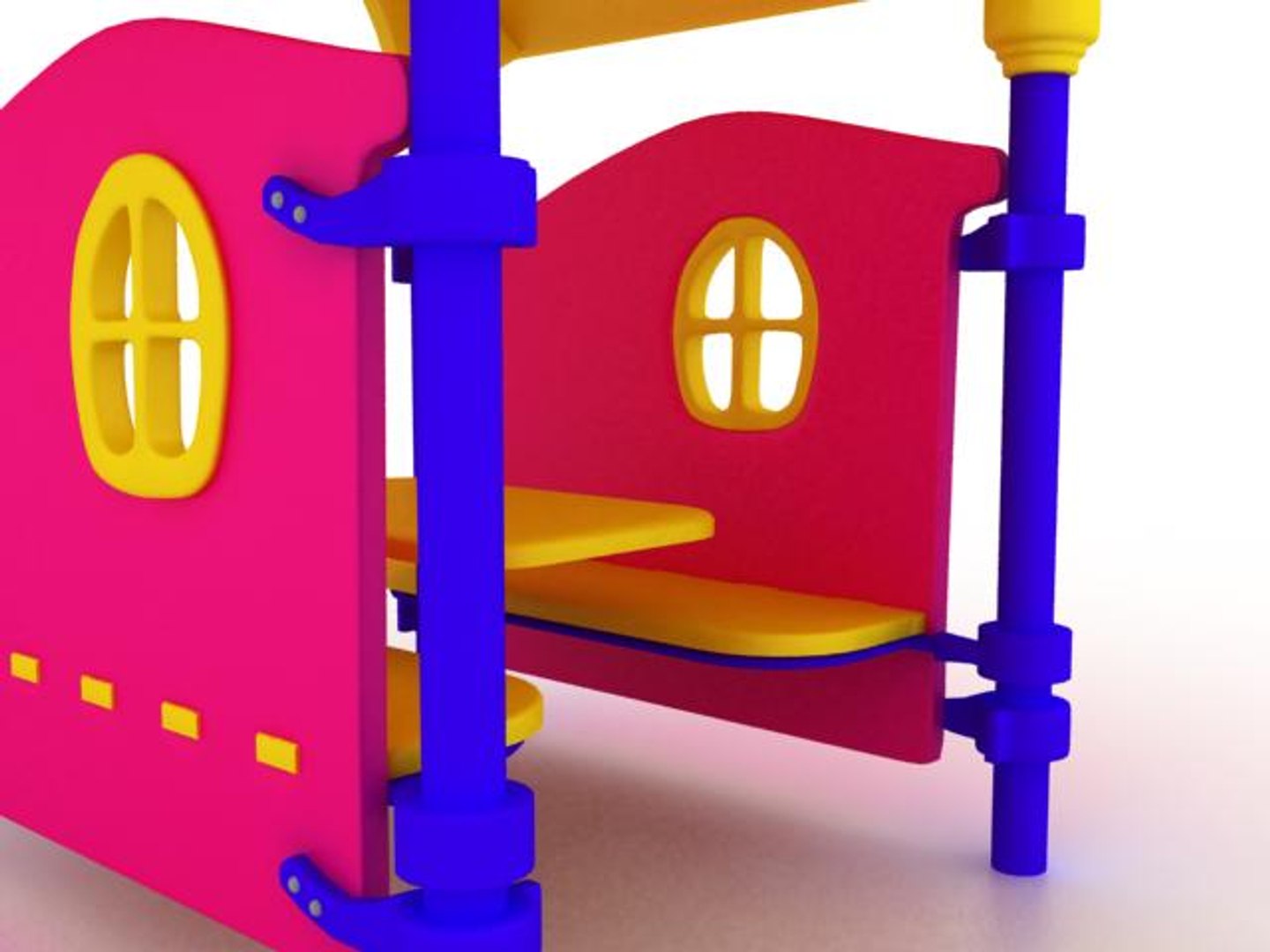 Plastic House 3d Model