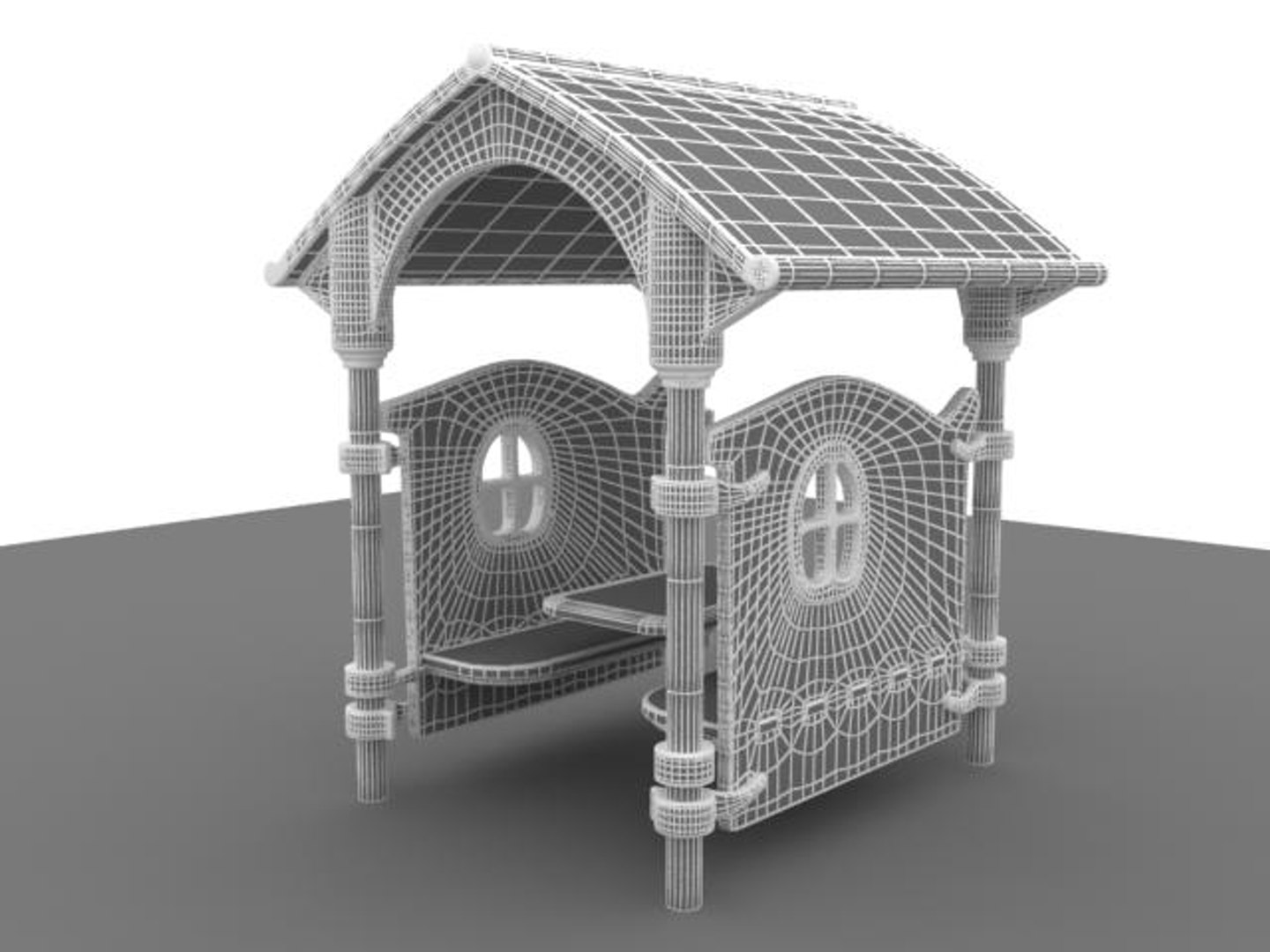 Plastic House 3d Model