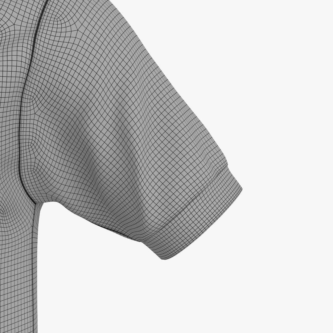 3d polo shirt men model