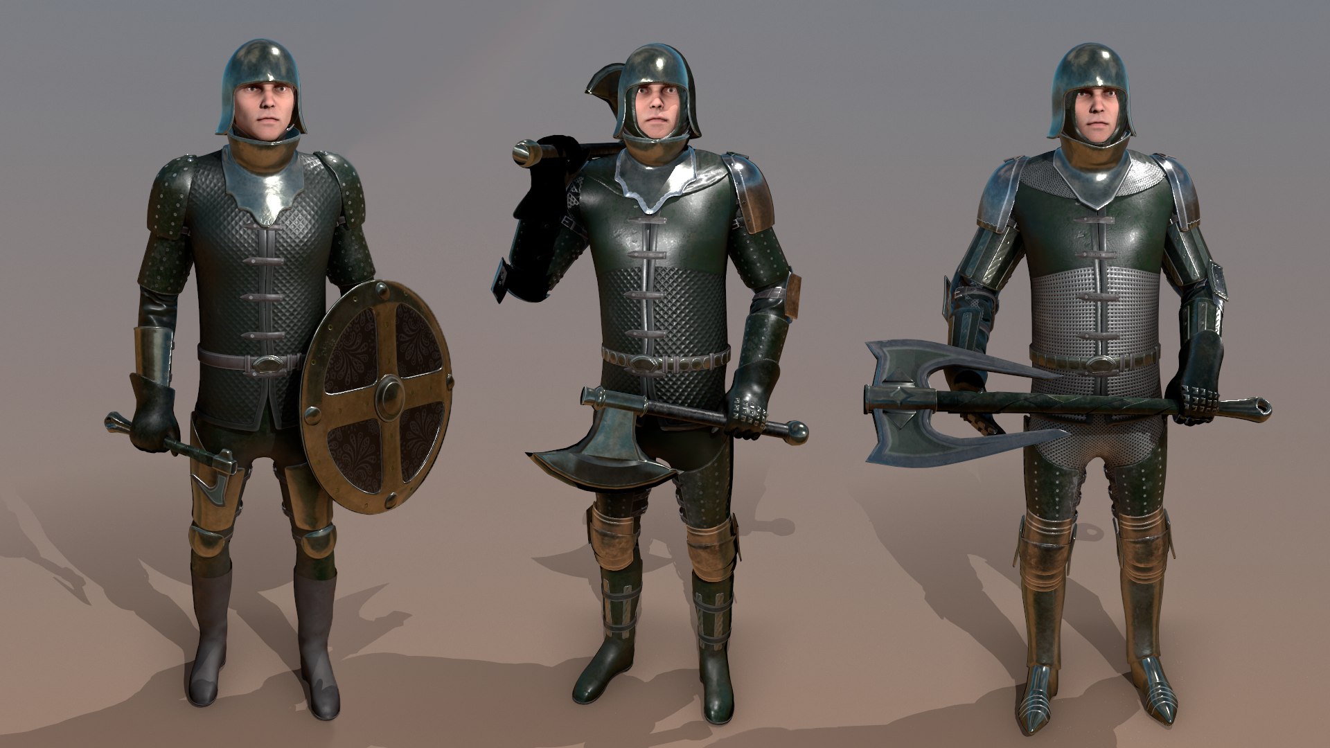 3D Knight Male Character - TurboSquid 1659908