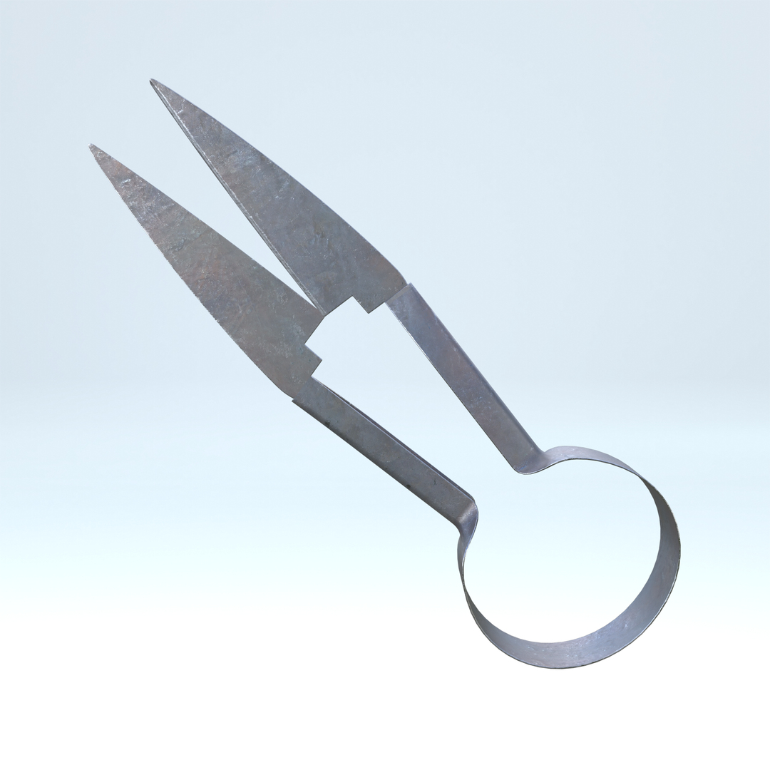 3D Medieval Scissors Model - TurboSquid 2402856