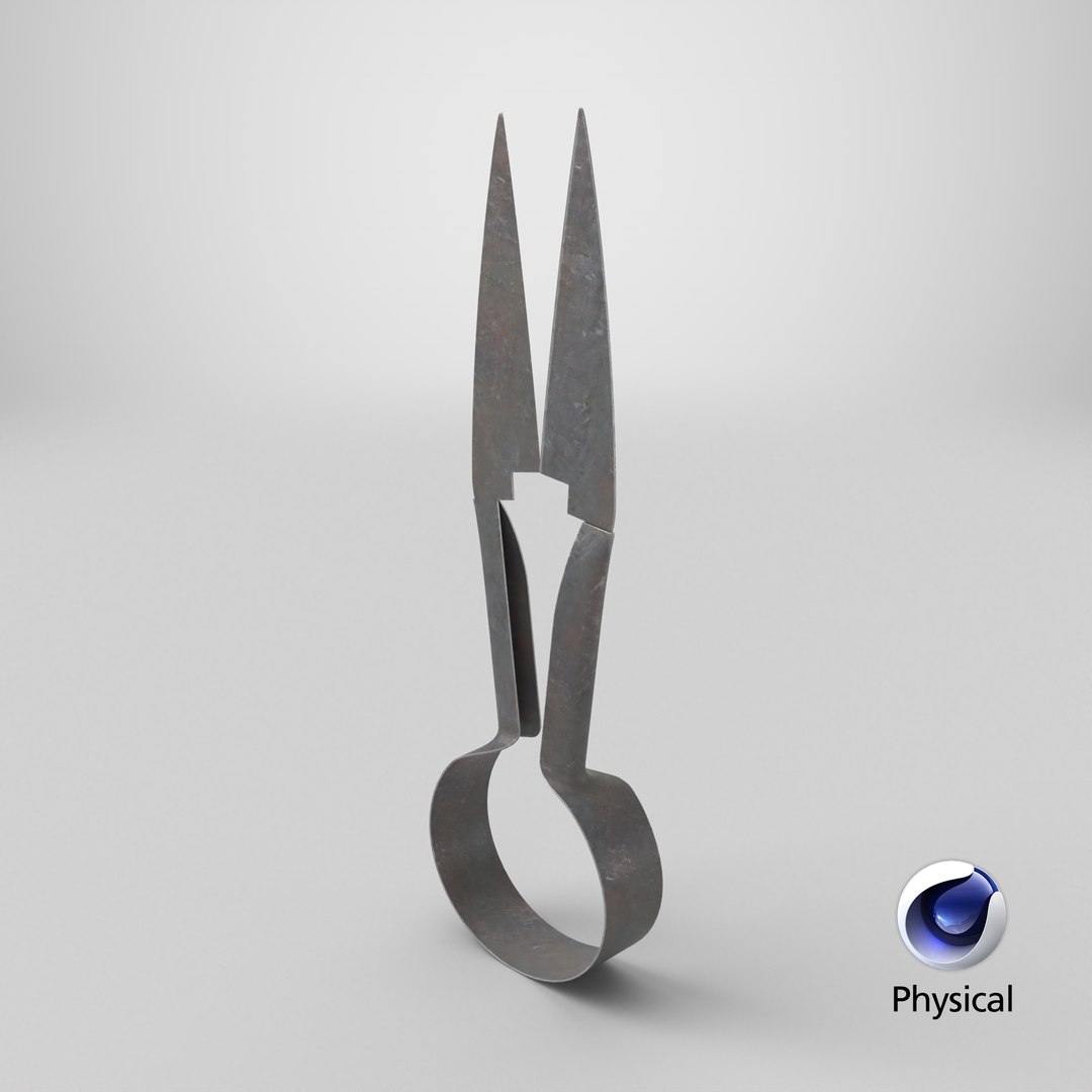 3D Medieval Scissors Model - TurboSquid 2402856