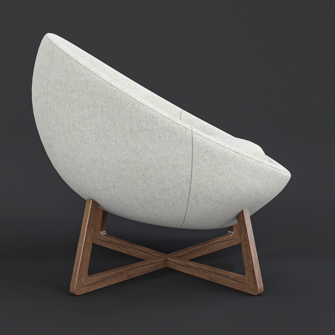 Pod Lounge Chair 3D Model - TurboSquid 1547567