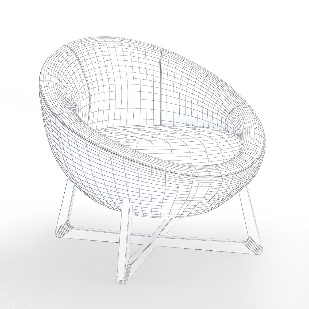 Pod Lounge Chair 3D Model - TurboSquid 1547567