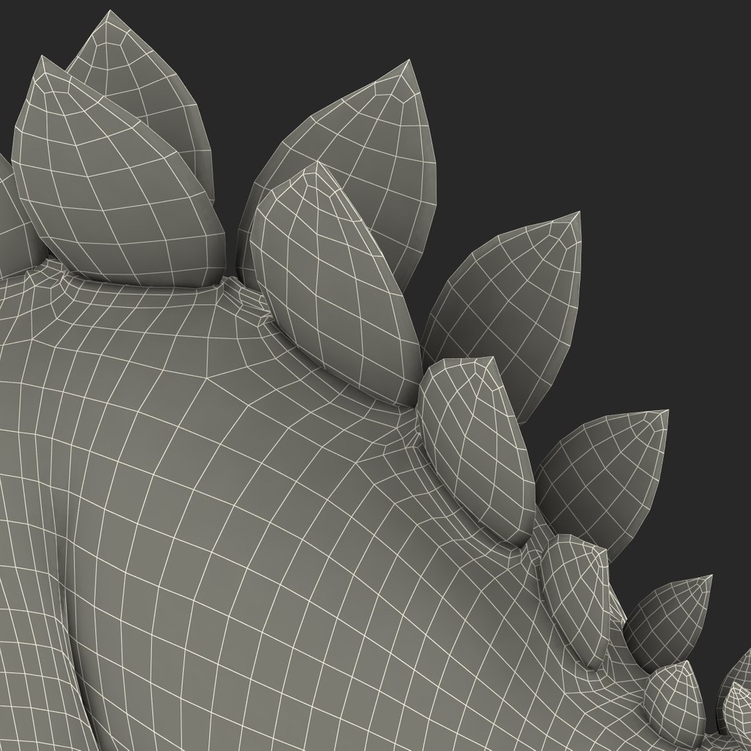 stegosaurus pose 1 3d model