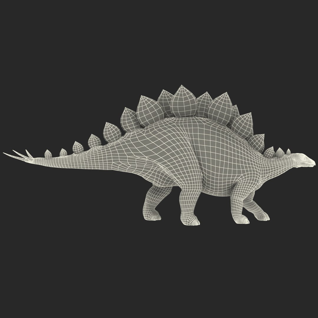 stegosaurus pose 1 3d model