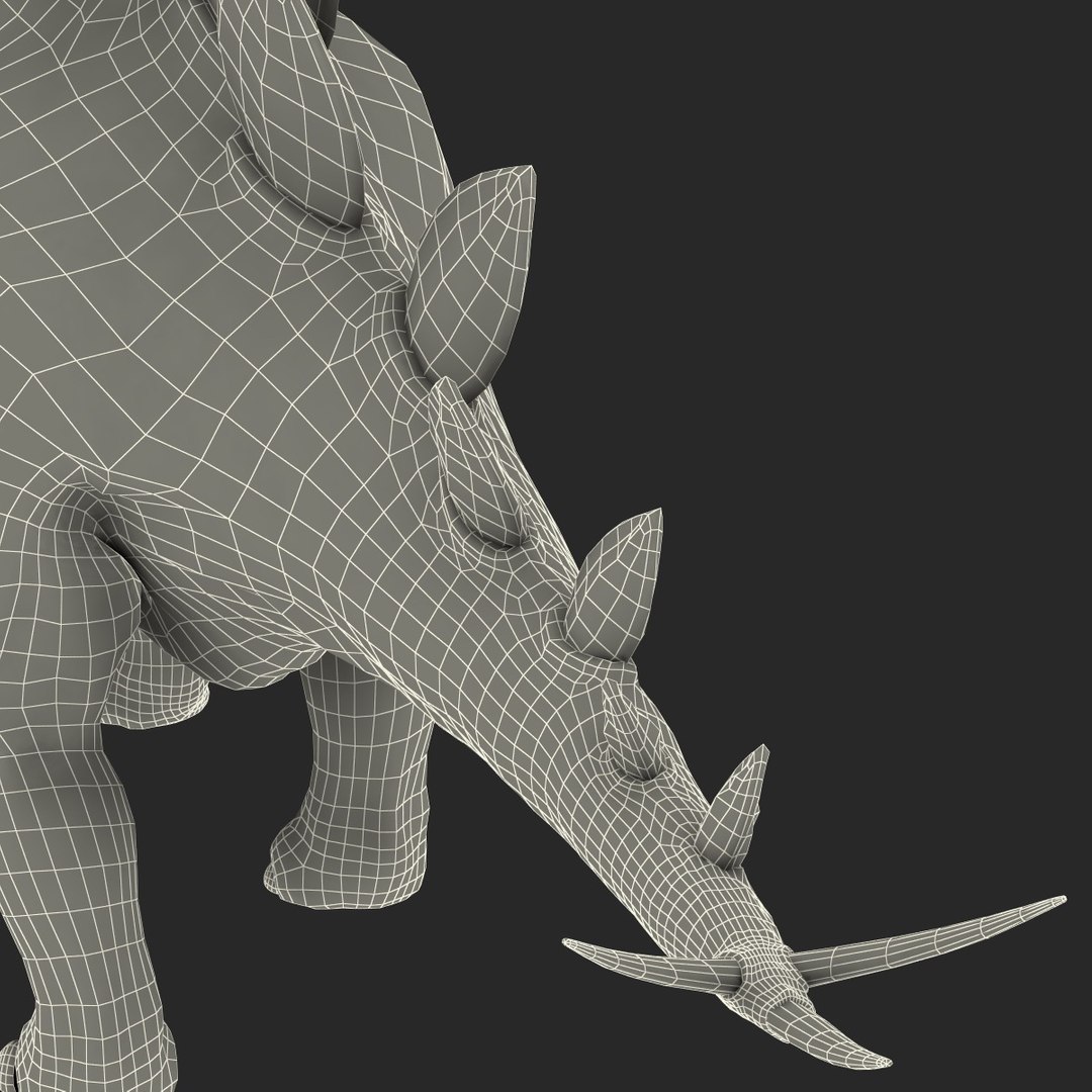 stegosaurus pose 1 3d model