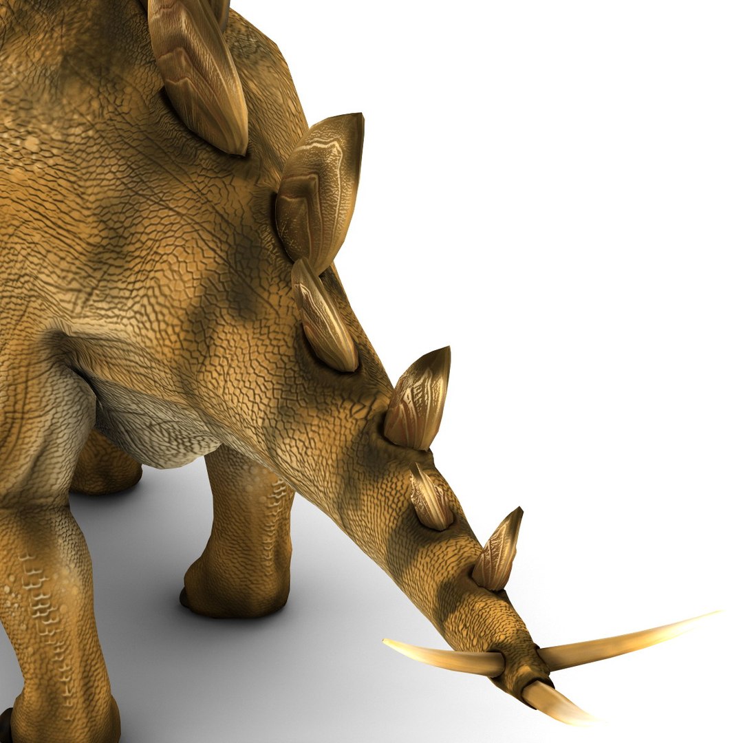 stegosaurus pose 1 3d model