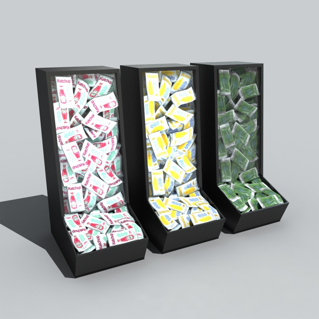 3ds max packet dispenser