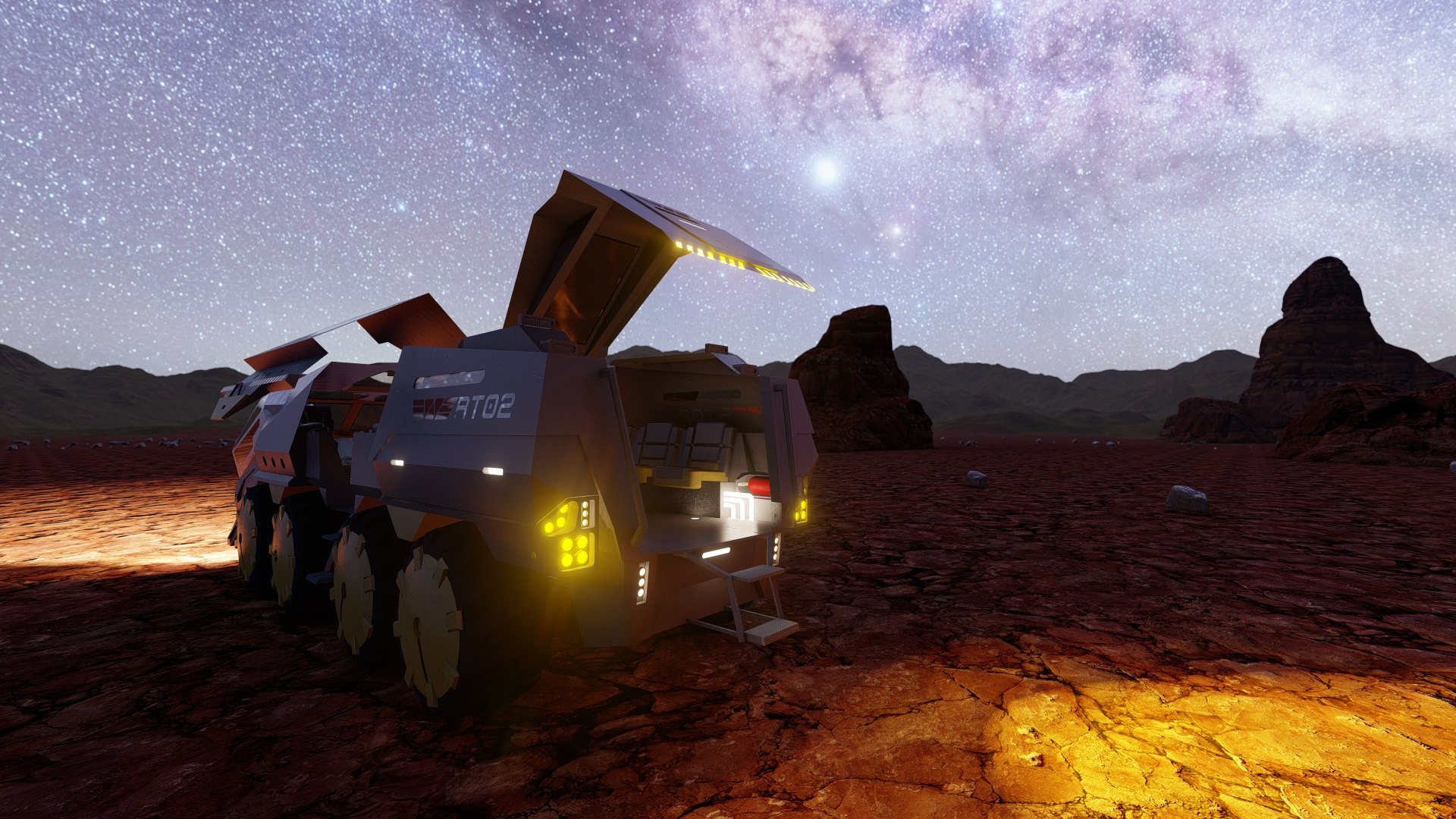 Space Rover 3D Model - TurboSquid 2271418