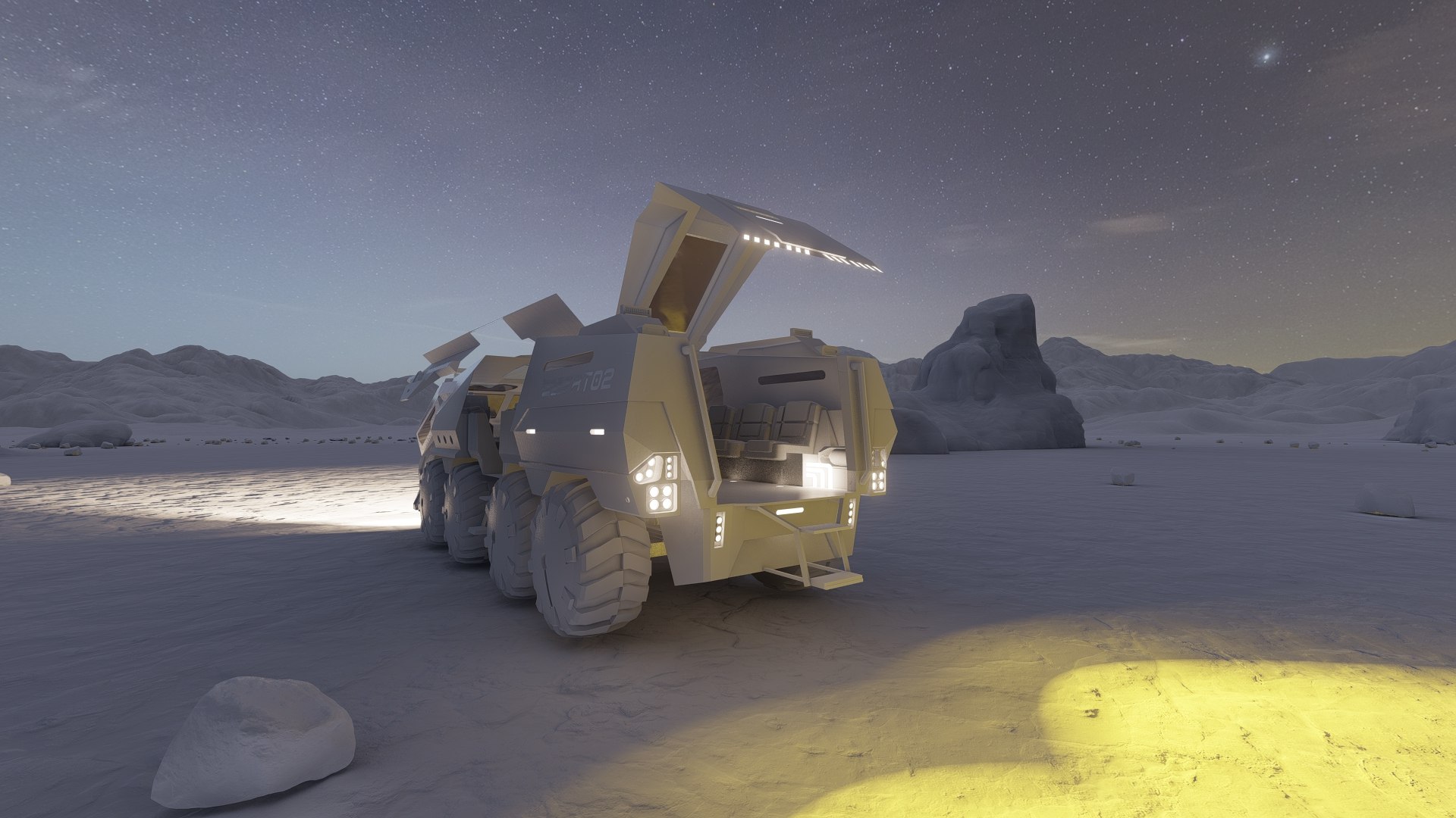 Space Rover 3D Model - TurboSquid 2271418