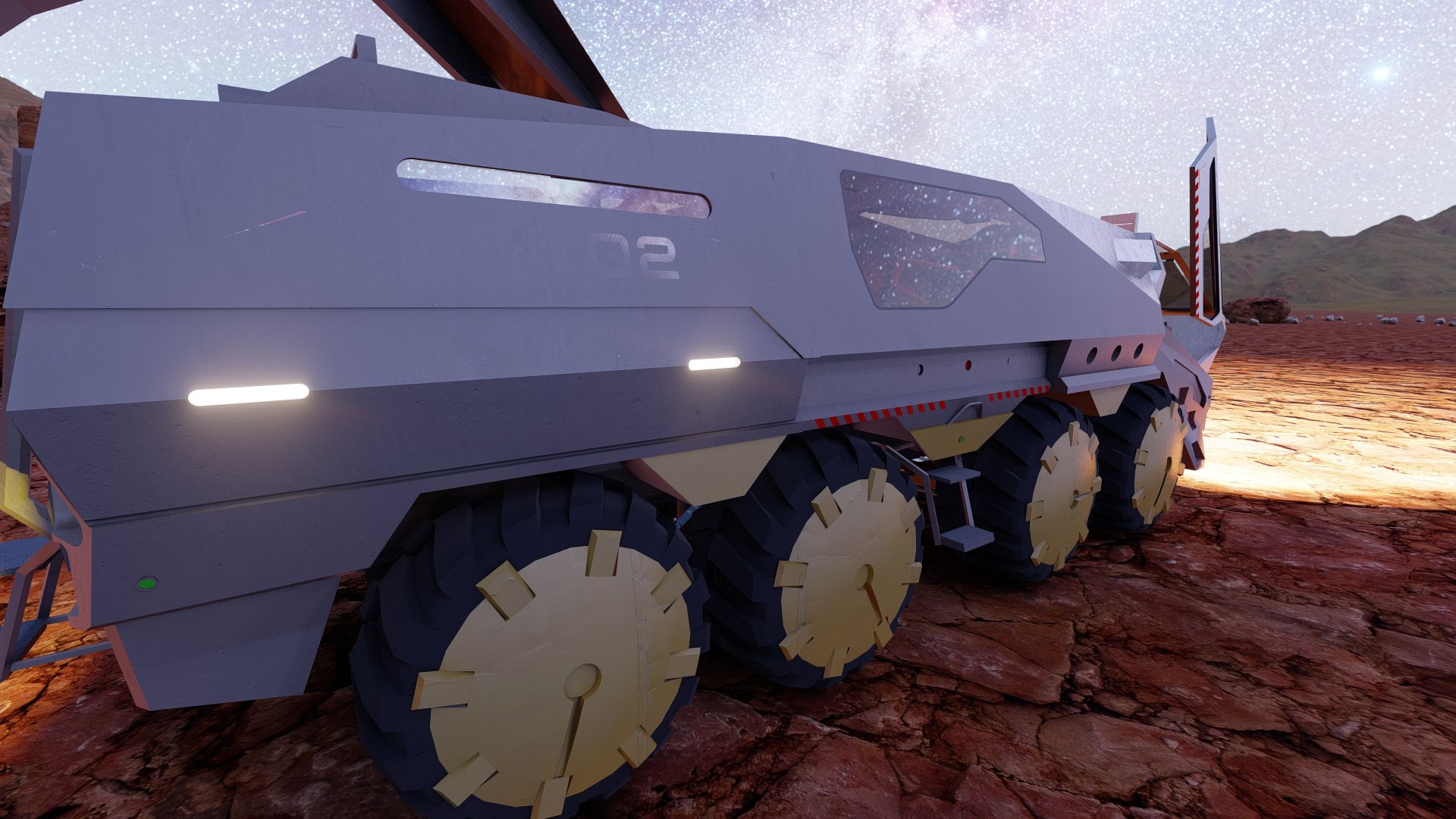 Space Rover 3D Model - TurboSquid 2271418