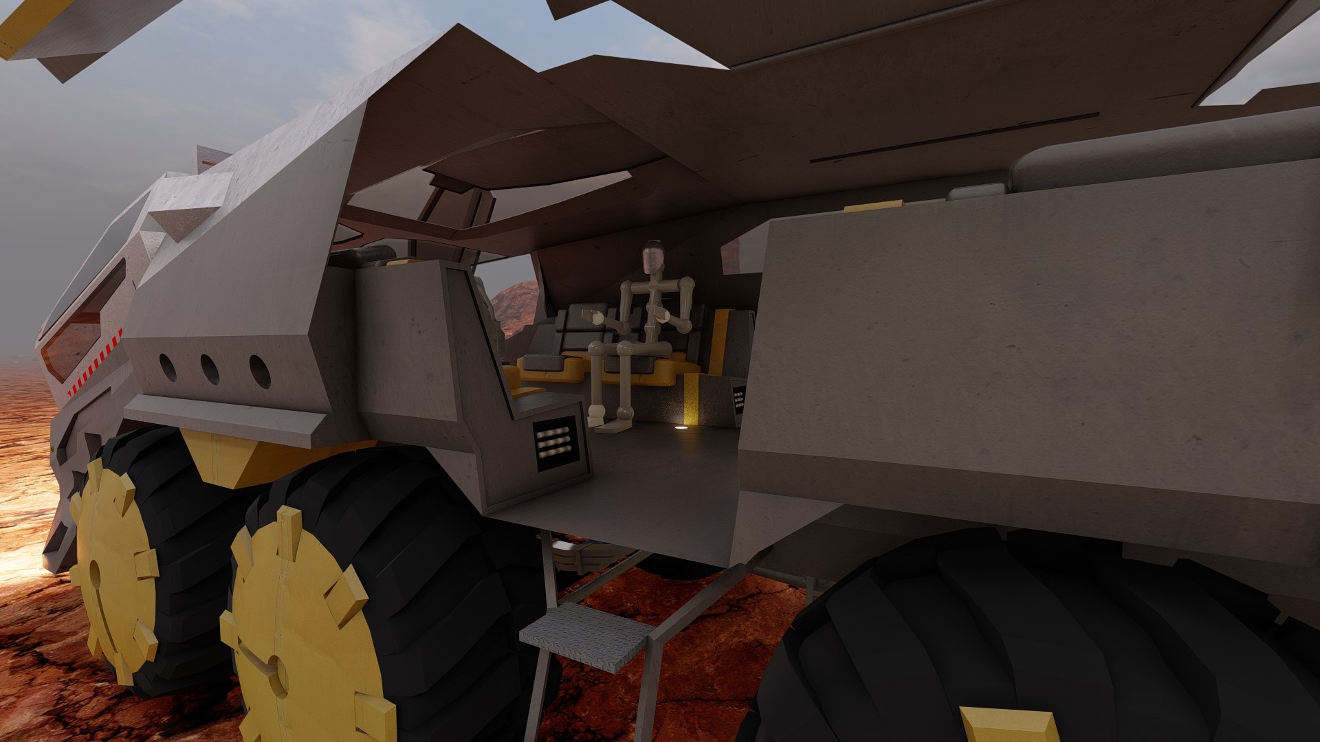 Space Rover 3D Model - TurboSquid 2271418