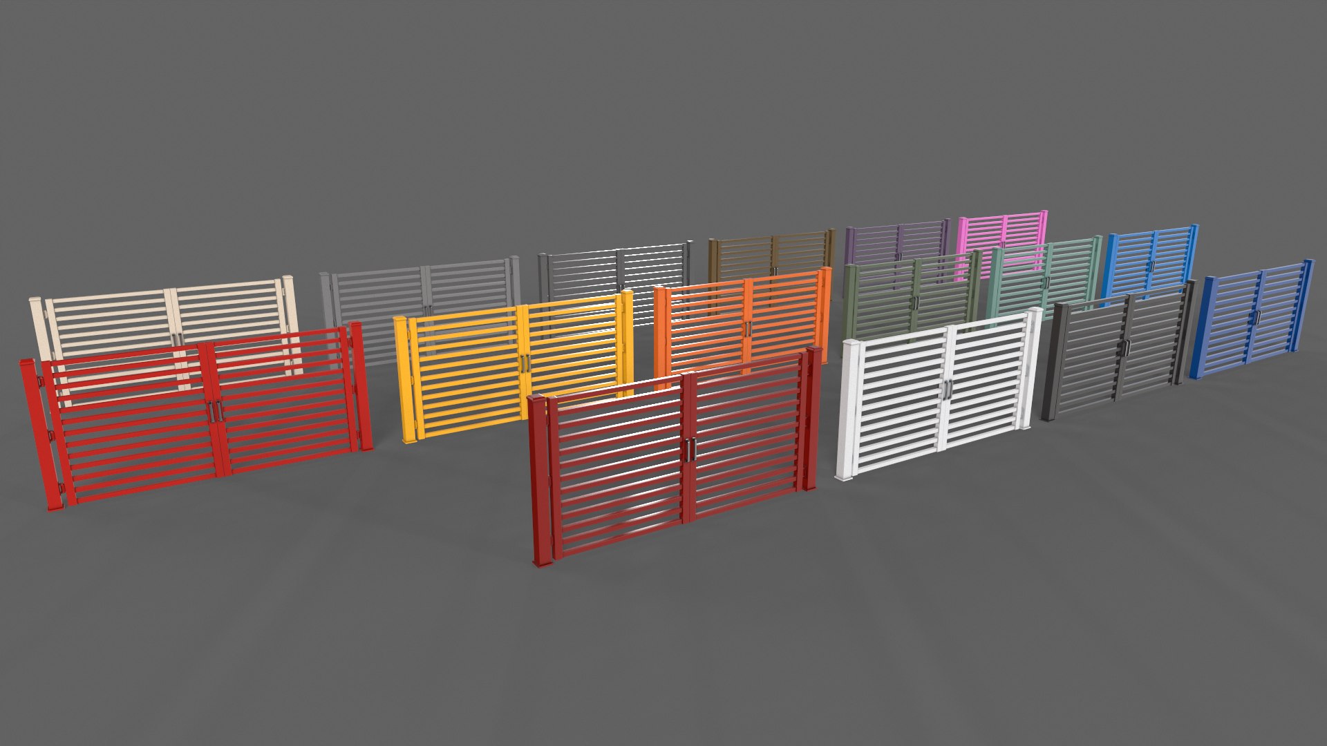 3D Model PBR Gate C4 - TurboSquid 2357134