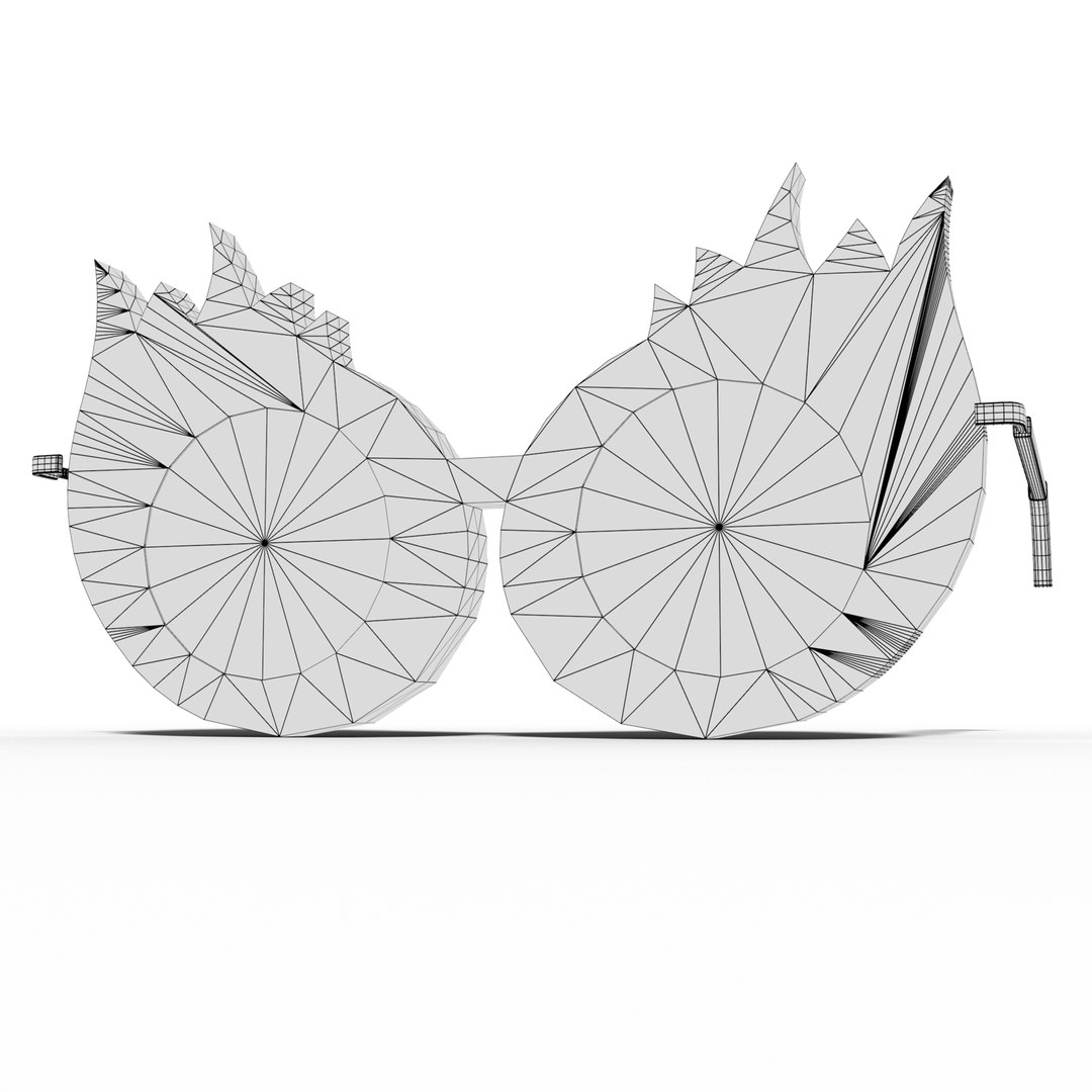 3D Fire Sunglasses model - TurboSquid 2093564